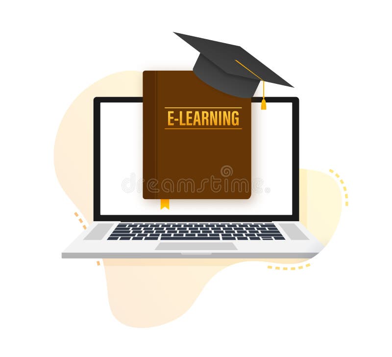 E-learning, Online Education Concept Banner. Online Training Courses. Tutorials Stock Vector ...