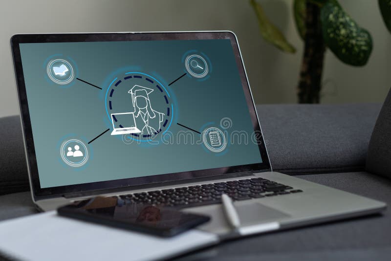 E-learning and Online Education for Student and University Concept ...