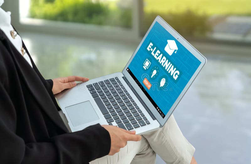 E-learning and Online Education for Student and University Concept ...