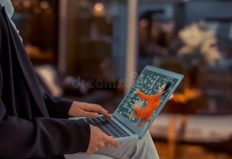 E-learning and Online Education for Student and University Concept ...