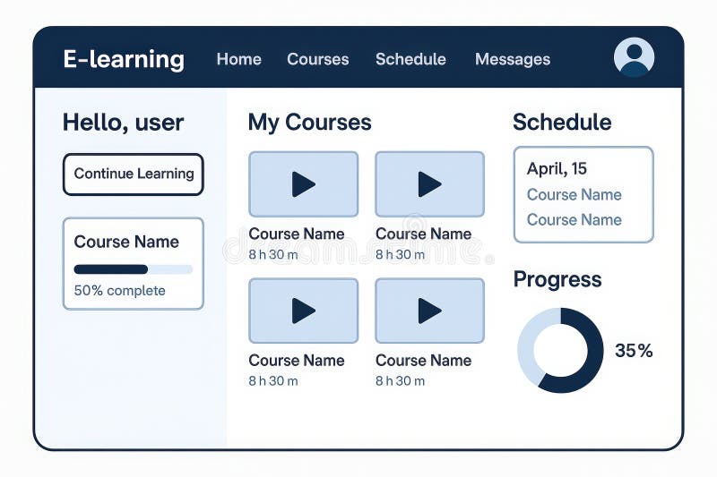 Learning Platform Dashboard Mockup Stock Photos - Free & Royalty-Free Stock Photos from Dreamstime