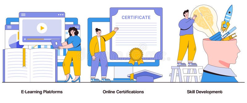 Training Certifications Stock Illustrations – 88 Training ...