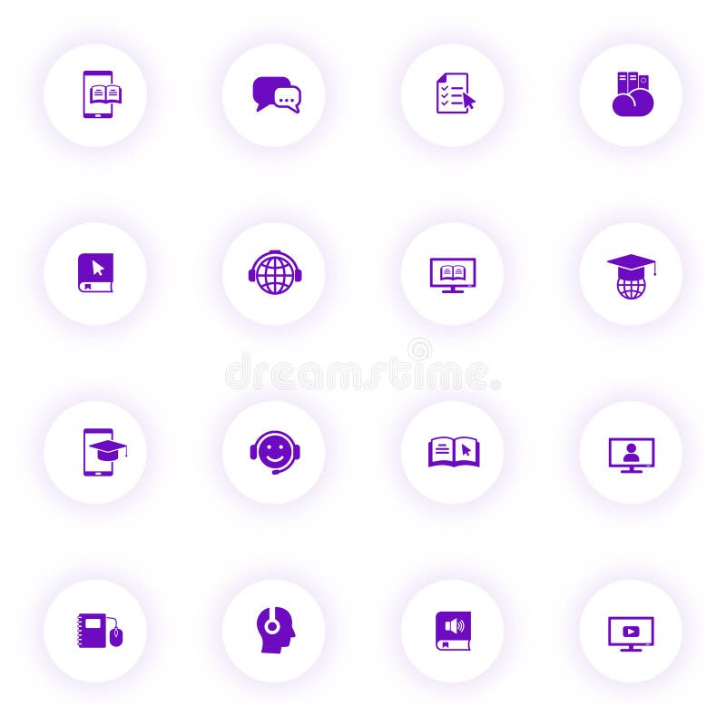 Learning Purple Color for Preschool Kids. Writing Practice. Stock ...