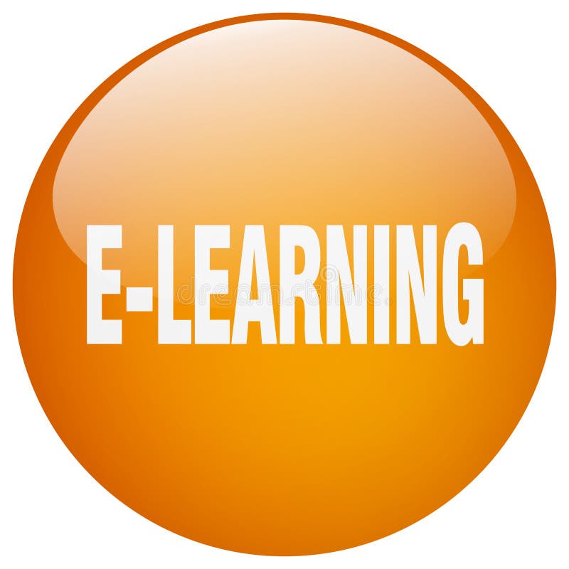 E Learning Yellow Round Button Stock Illustrations – 7 E Learning ...