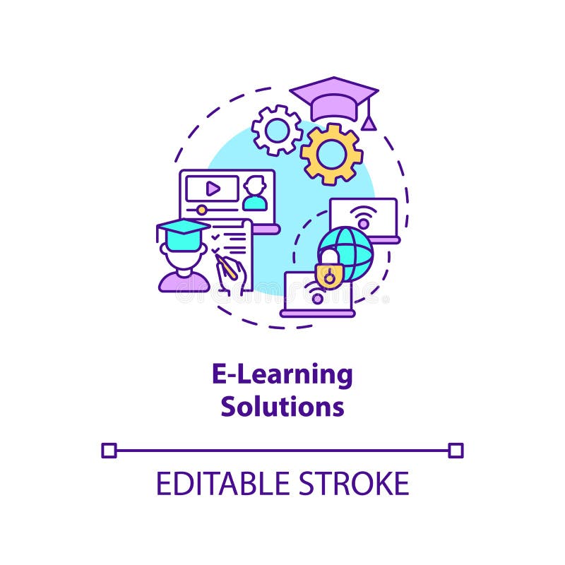 E Learning Solutions Stock Illustrations – 286 E Learning Solutions ...