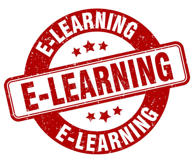 E-learning Stamp. E-learning Label. Round Grunge Sign Stock Vector ...