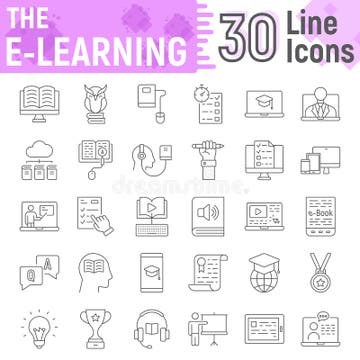 Online Course Symbols Stock Illustrations – 1,235 Online Course Symbols ...