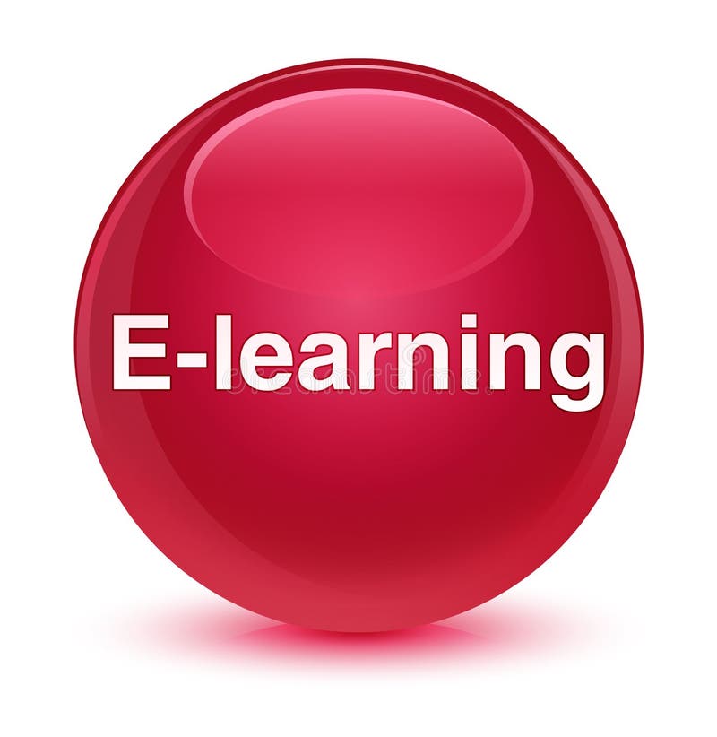 Learning Glassy Pink Round Button Stock Illustrations – 5 Learning ...