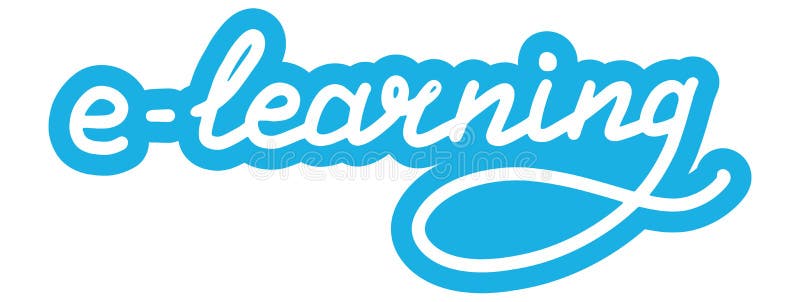 E-learning. Training, Learn, Courses, Education Concept. Logo, Badge ...