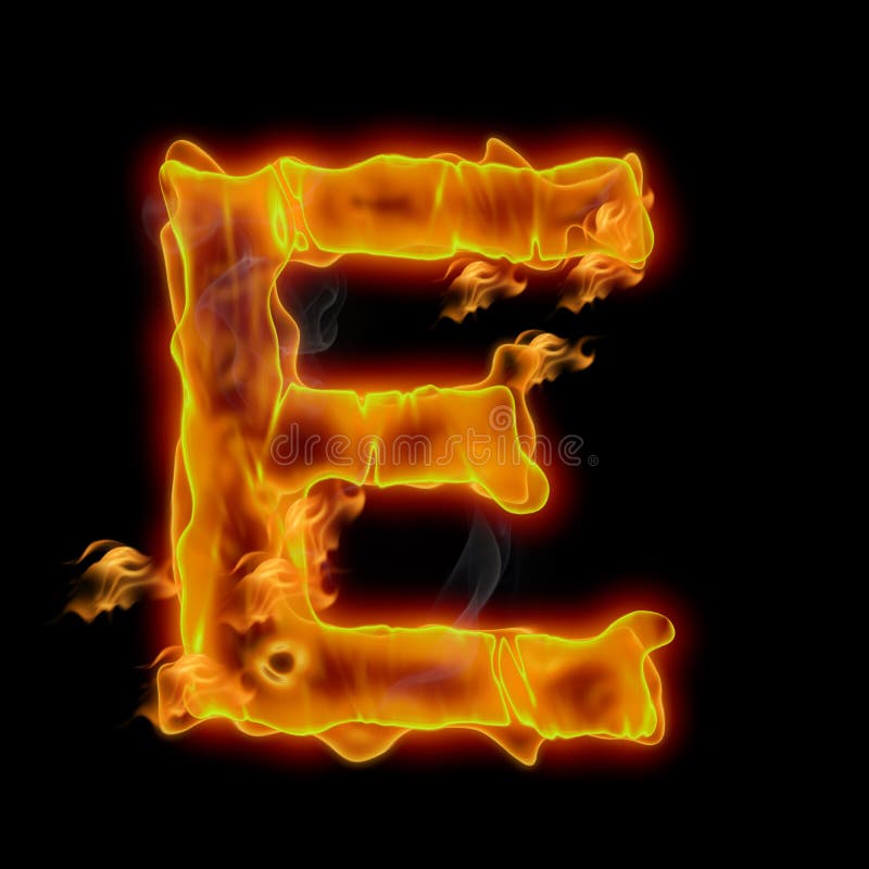 Alphabet Letter E Flame Stock Illustrations – 167 Alphabet Letter E ...