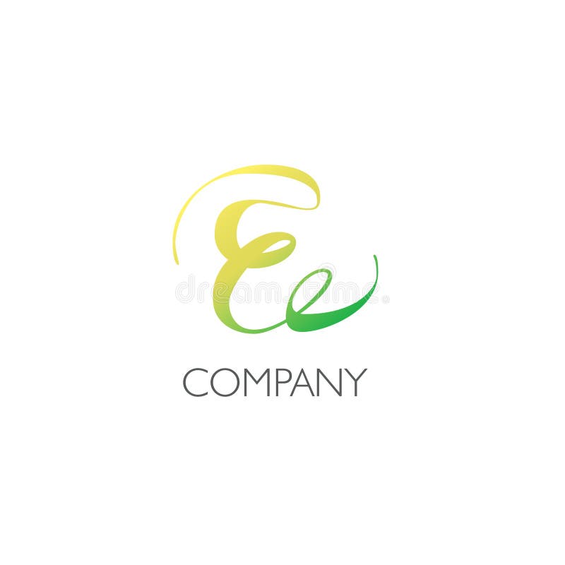 E letter company Logo stock vector. Illustration of simple - 93140710