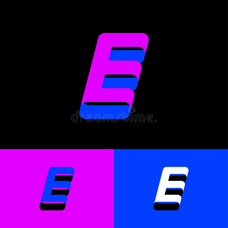 Letter E Ribbon Stock Illustrations – 1,351 Letter E Ribbon Stock ...