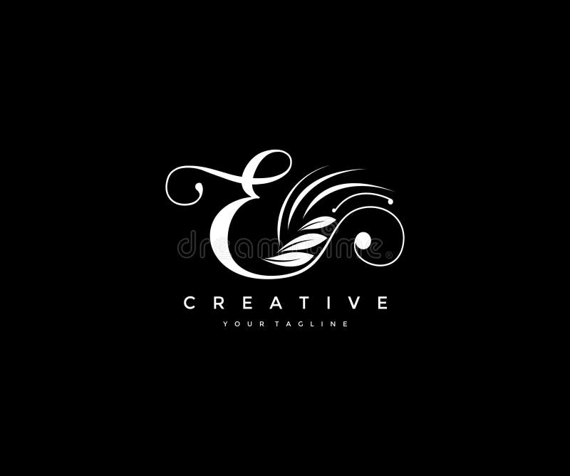 E Letter Luxury Flourishes Ornament Logo Stock Illustration ... E Letter Luxury Flourishes Ornament Logo Stock Illustration ...