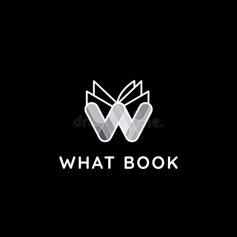 E Logotipo del libro ilustración del vector. Ilustración de insignias ...