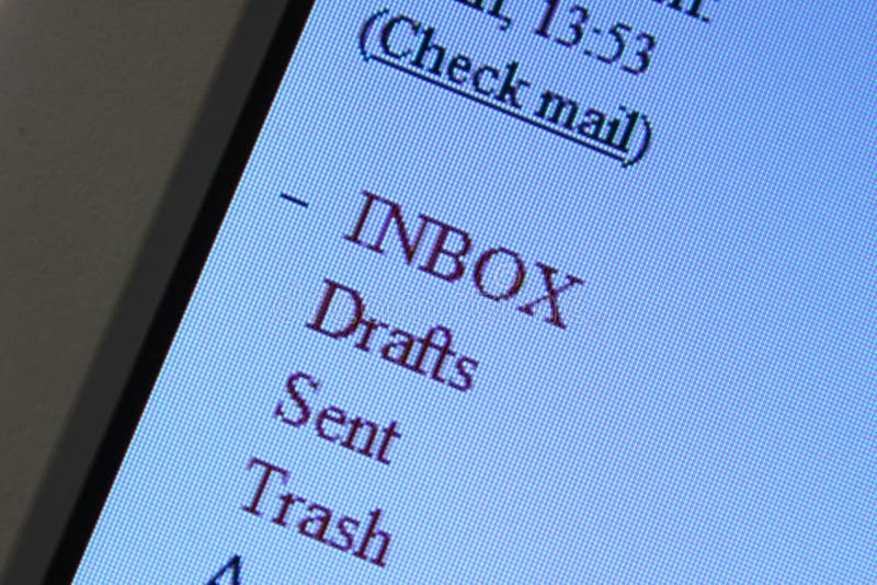 Empty inbox stock image. Image of zero, monitor, screen - 17432411