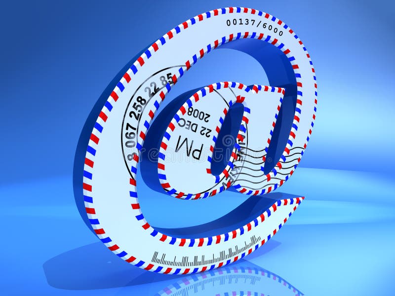 E-mail stock illustration. Illustration of number, internet - 17077772