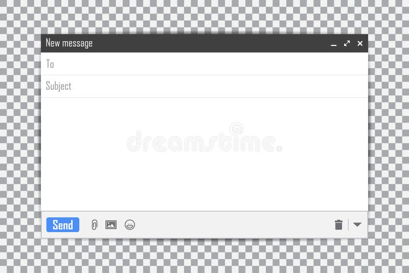 E Mail Blank Template Stock Illustrations – 267 E Mail Blank Template ...