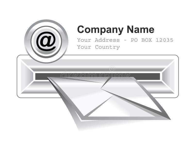 E-mail box stock vector. Illustration of messenger, letter - 10326723