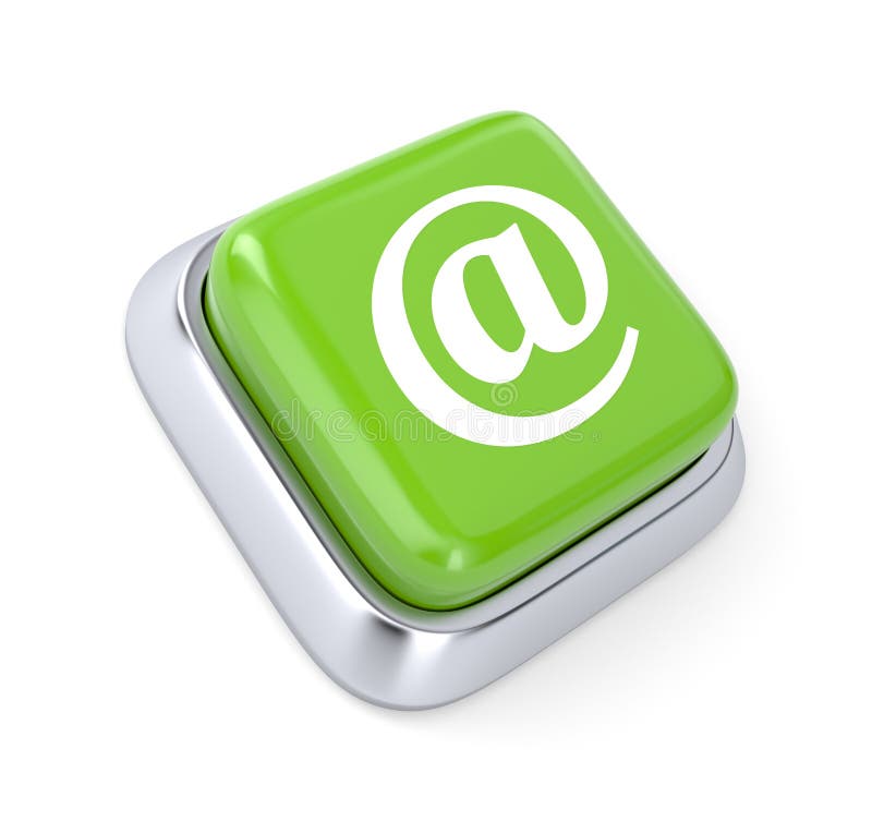 E-mail button stock illustration. Illustration of design - 13121663