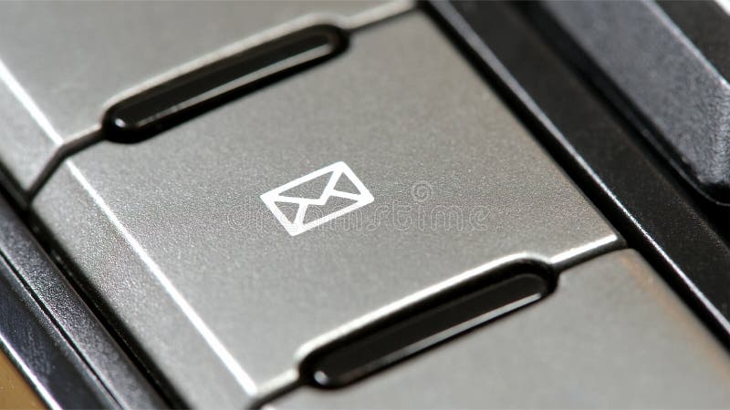 E-mail Button, Dedicated Email Client Shortcut Key with an Envelope ...