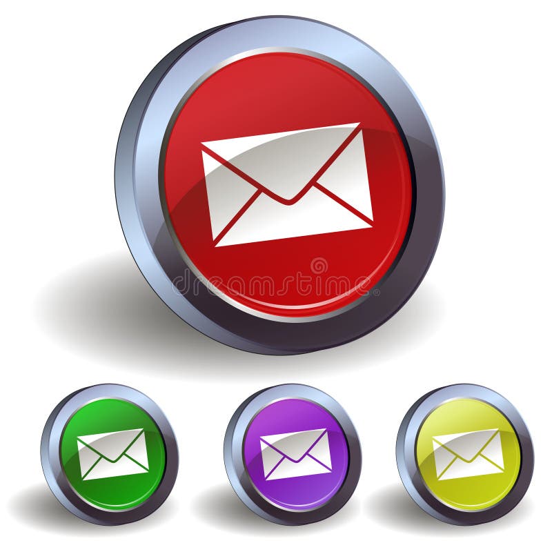 Email icon stock vector. Illustration of drawing, push - 15440048