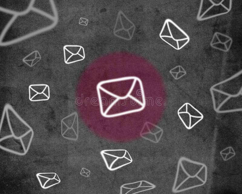 E-Mail stock illustration. Illustration of cyberstalking - 46974669