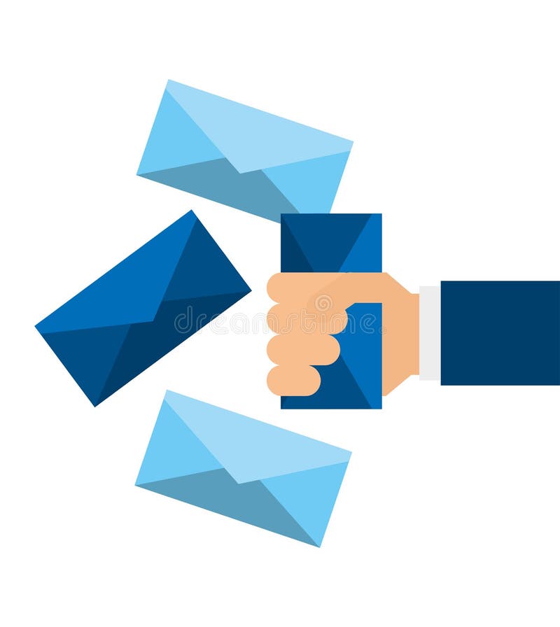 Mail concept stock vector. Illustration of send, icons - 60606015