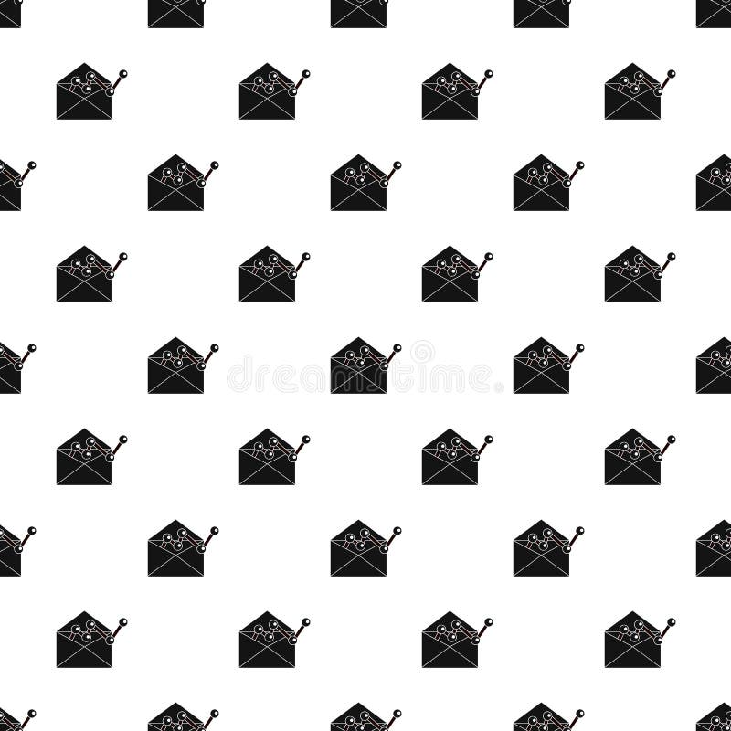 E-mail Configuration Pattern, Simple Style Stock Vector - Illustration ...