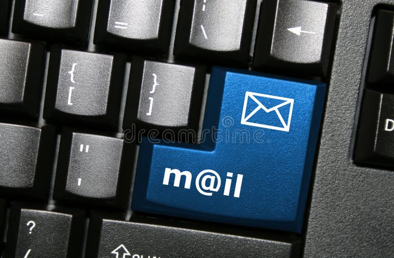 E-mail key stock photo. Image of success, distress, keyboard - 9100158
