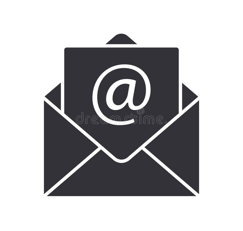 E-Mail Letter Icon Symbol Vector Illustration Stock Vector ...