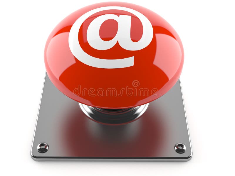 Pin mail push buttons stock vector. Illustration of mark - 189405698