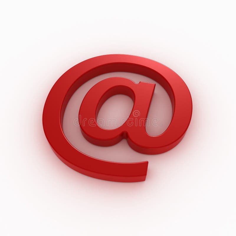 E-mail sign stock illustration. Illustration of postage - 10731950