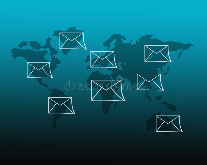 E-mail sign stock illustration. Illustration of address - 26555117