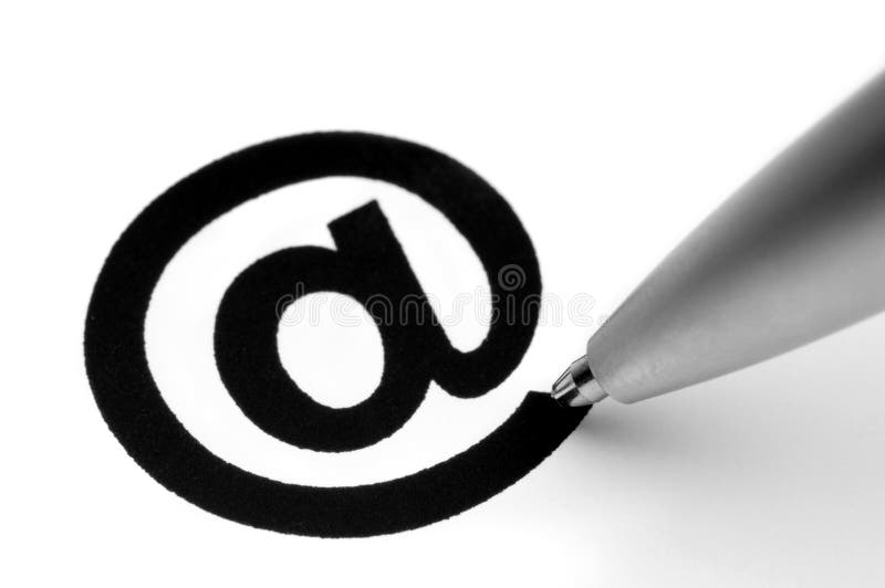 E-Mail Sign stock image. Image of concept, symbol, icon - 9801221