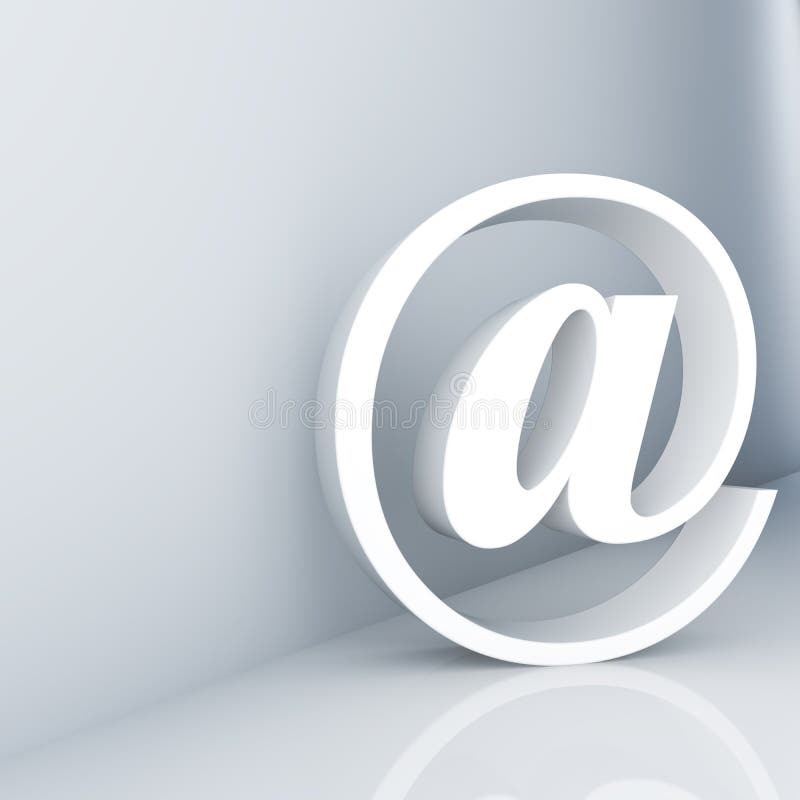 Mail symbol stock illustration. Illustration of address - 9301400