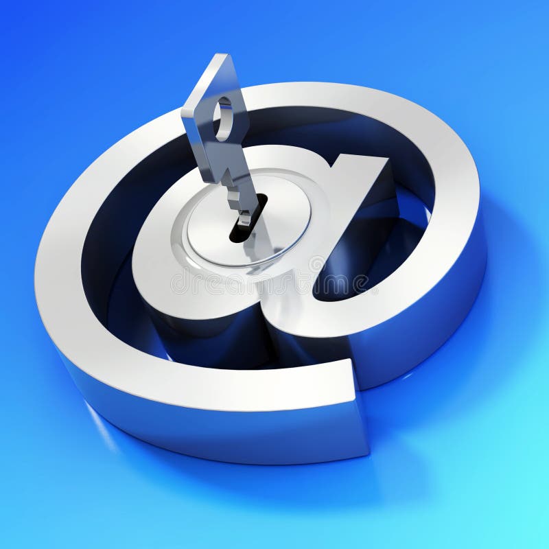 3D at symbols stock illustration. Illustration of symbol - 563295