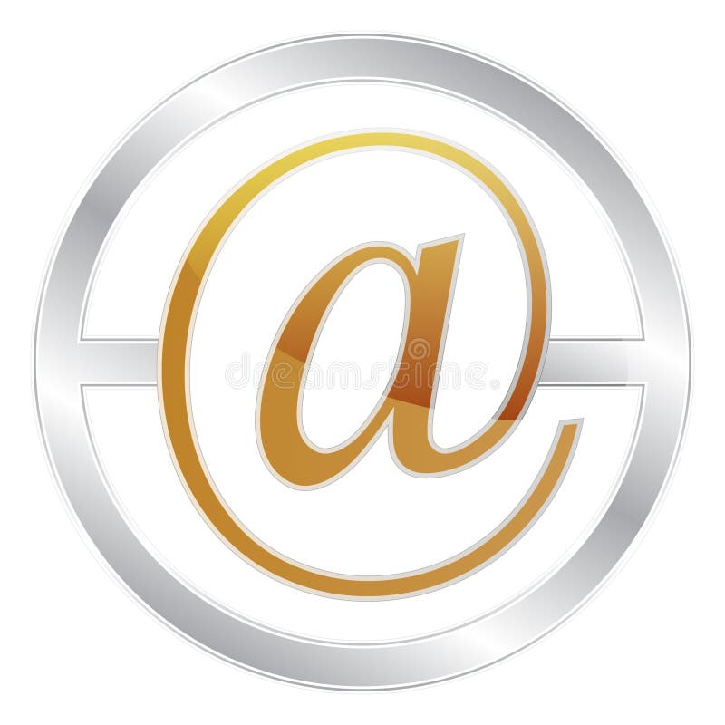 E-mail symbool vector illustratie. Illustratie bestaande uit voorwerp ...