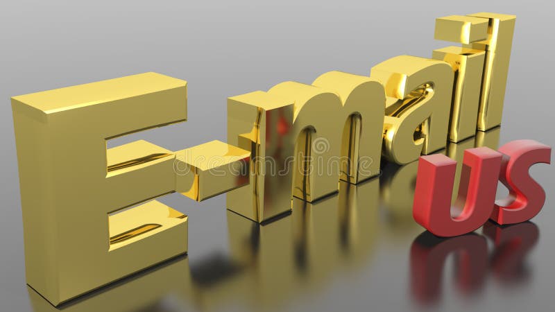 E-mail Us stock illustration. Illustration of contact - 30936296
