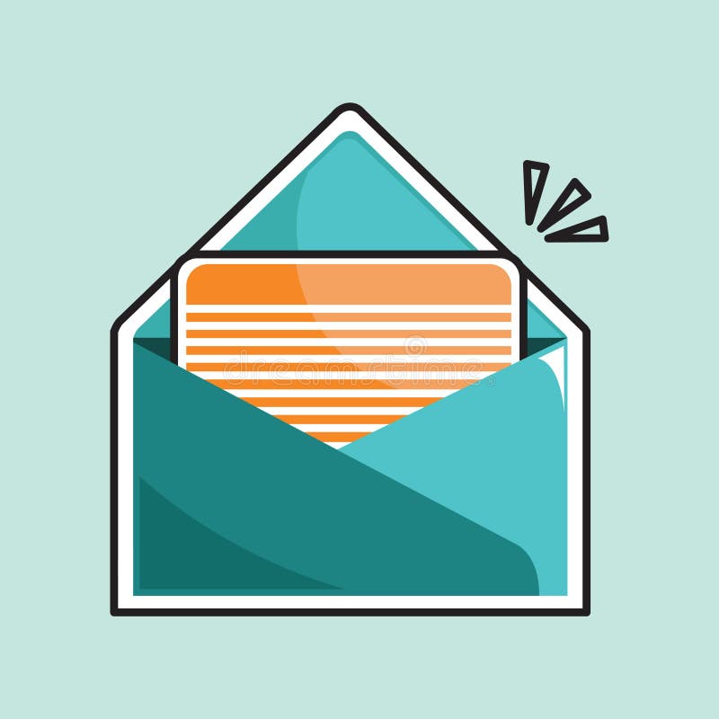 E-mail. Vector Illustration Decorative Design Stock Vector ...