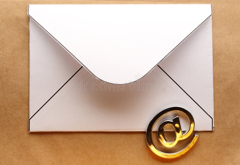 E-mail Internationaal Teken Stock Afbeelding - Afbeelding bestaande uit ...