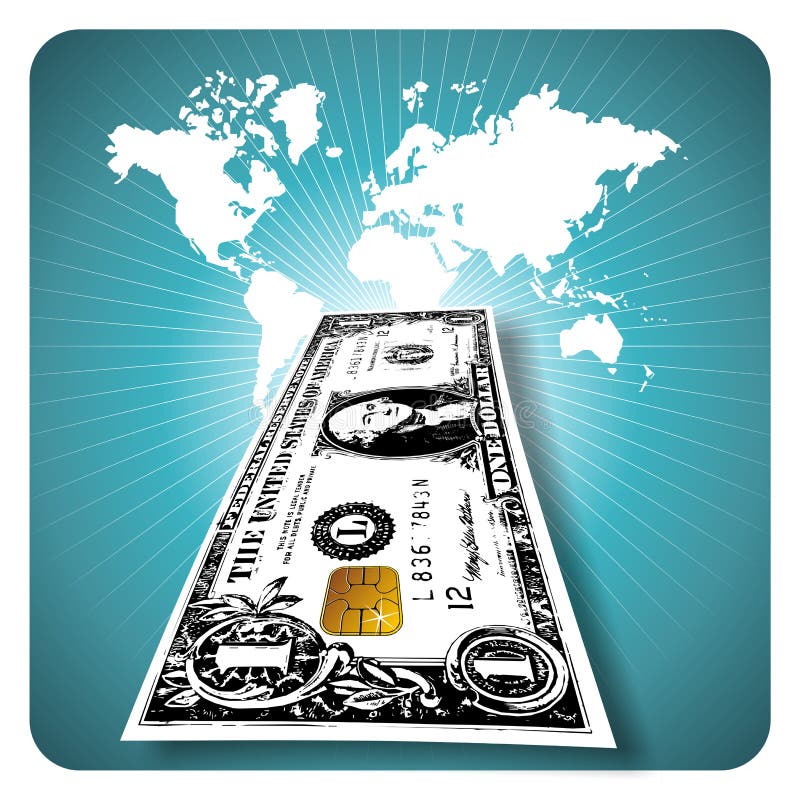 Spinning money sphere stock image. Image of banking, bill - 1708459