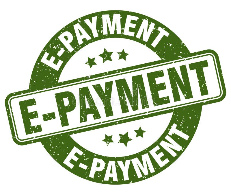 E-payment Stamp. E-payment Label. Round Grunge Sign Stock Vector ...