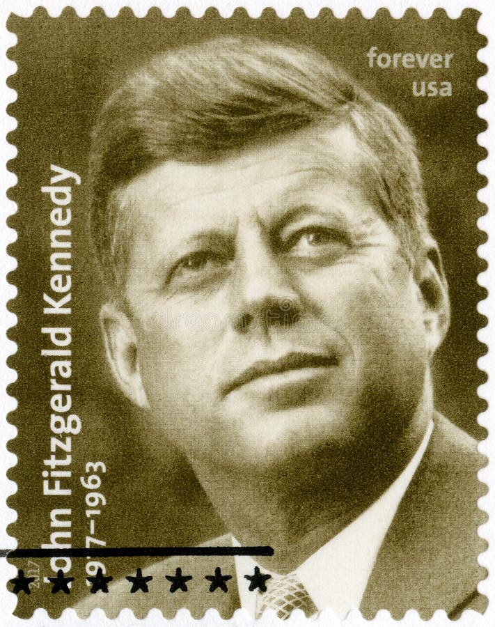 USA - 2017: Shows Portrait of John Fitzgerald Kennedy 1917-1963, 35th ...