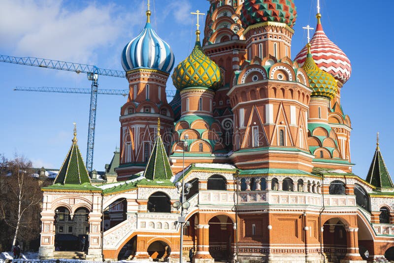 The View of Cathedral of Vasily the Blessed, Commonly Known As Saint ...
