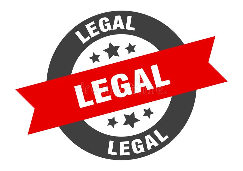 Legales Zeichen stock abbildung. Illustration von feld - 112500225