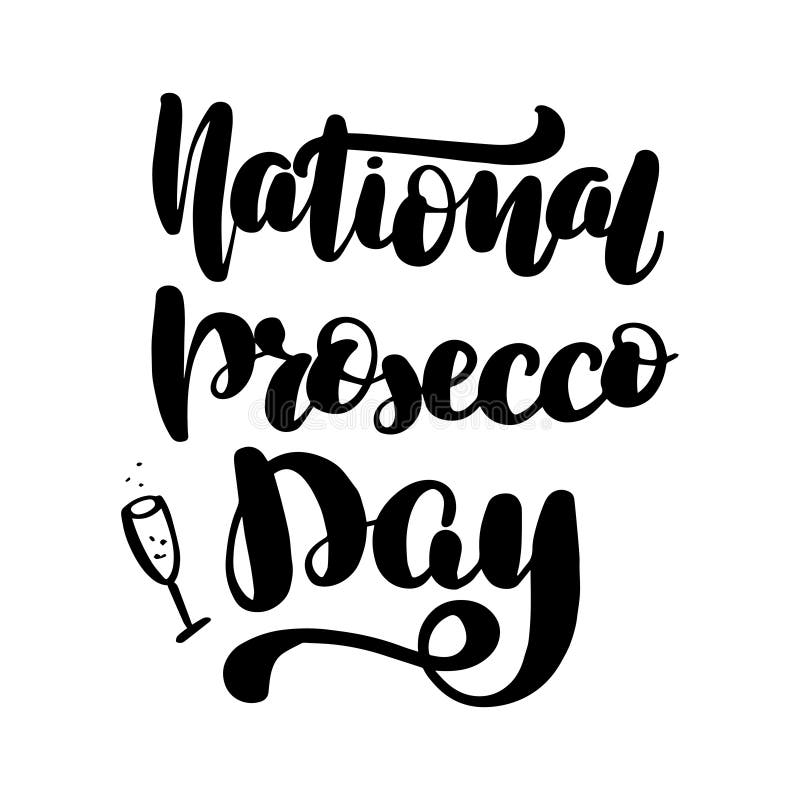 National prosecco day ilustração do vetor. Ilustração de projeto ...