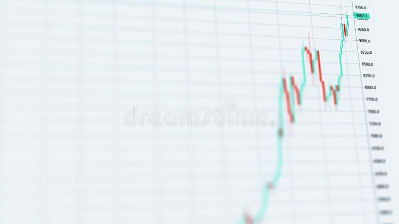 Le Graphique De Tendance à La Hausse De Pièce De Monnaie Gagnent L ...