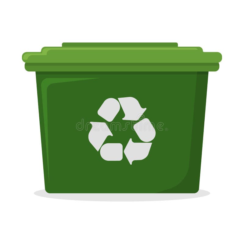 Müllbeutel Mit Mülleimer Und Tanksymbol Schwarzer Müllbeutel Auf Weißem ...