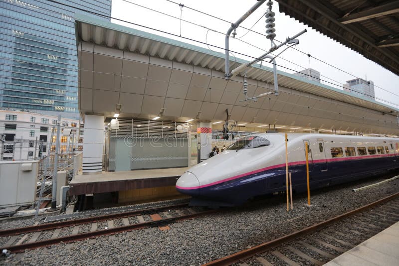 The E2 Series bullet train editorial stock image. Image of east - 101171974