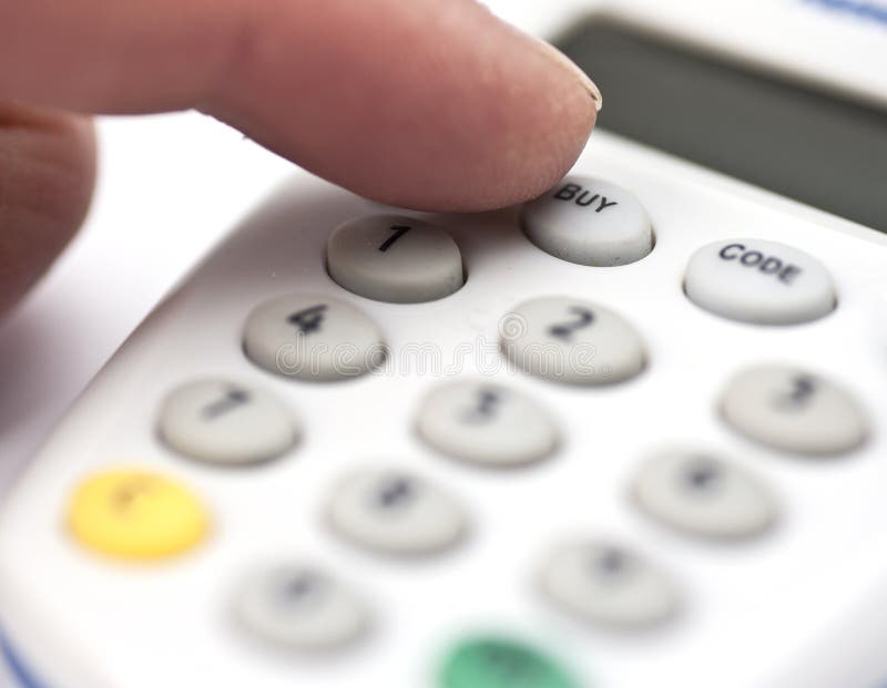 Home Security Alarm Keypad with Emergency Buttons Stock Image - Image ...